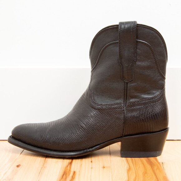 Tecovas | Shoes | Euc Tecovas Womens The Casey Roper Bootie In Lizard ...